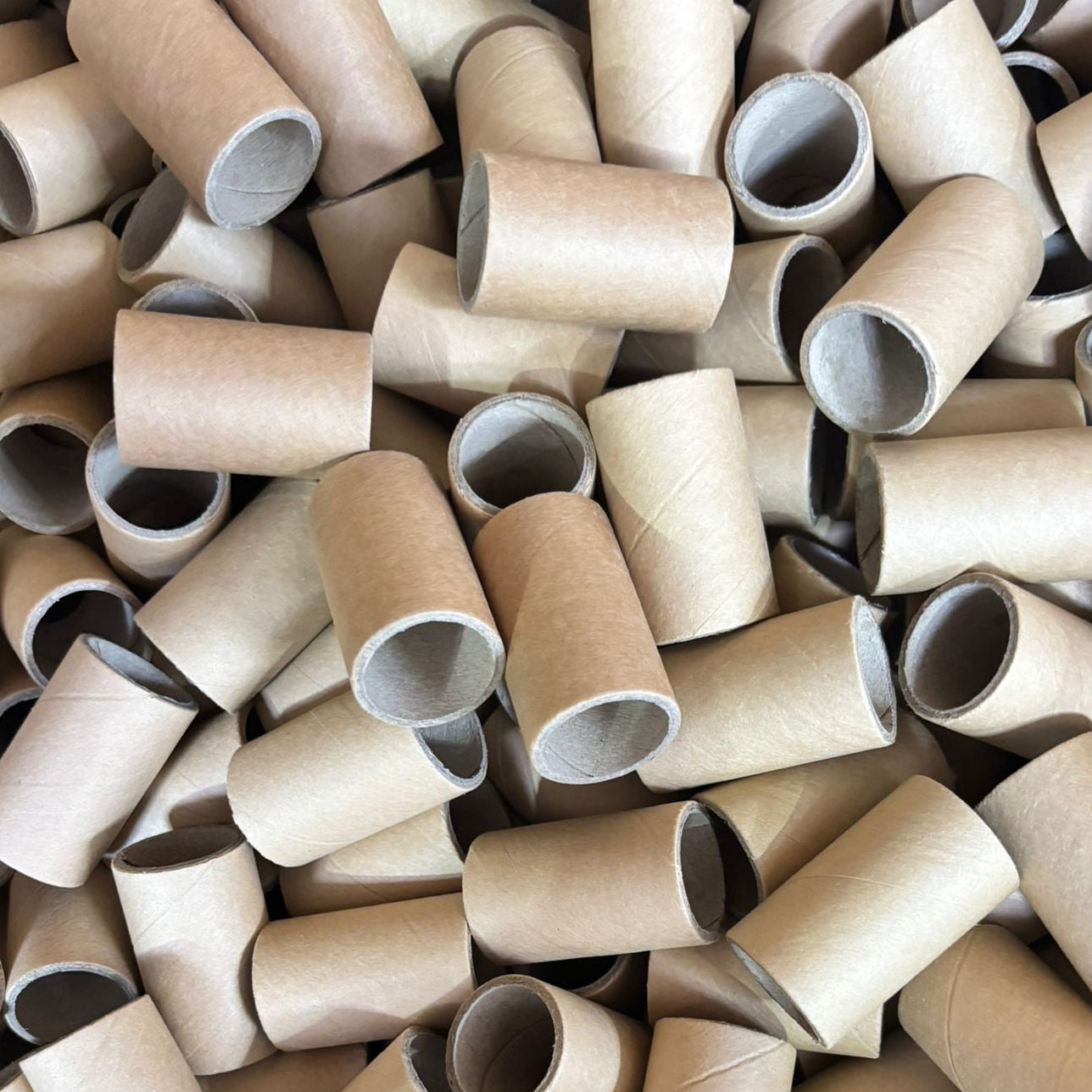 Plain Cardboard Cores 50mm x 25.7mm – Kraft Paper Rolls for Label Rewi ...